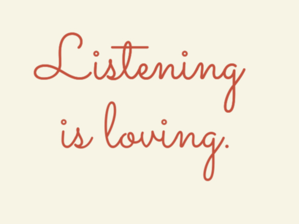 Listening is Loving – Learning from the Streets